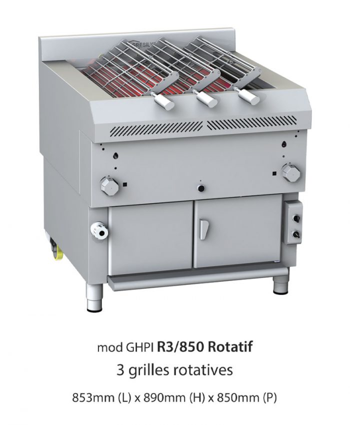 Grills Gresilva | Grills Gresilva | Rotating grill, Mega grill fixed ...